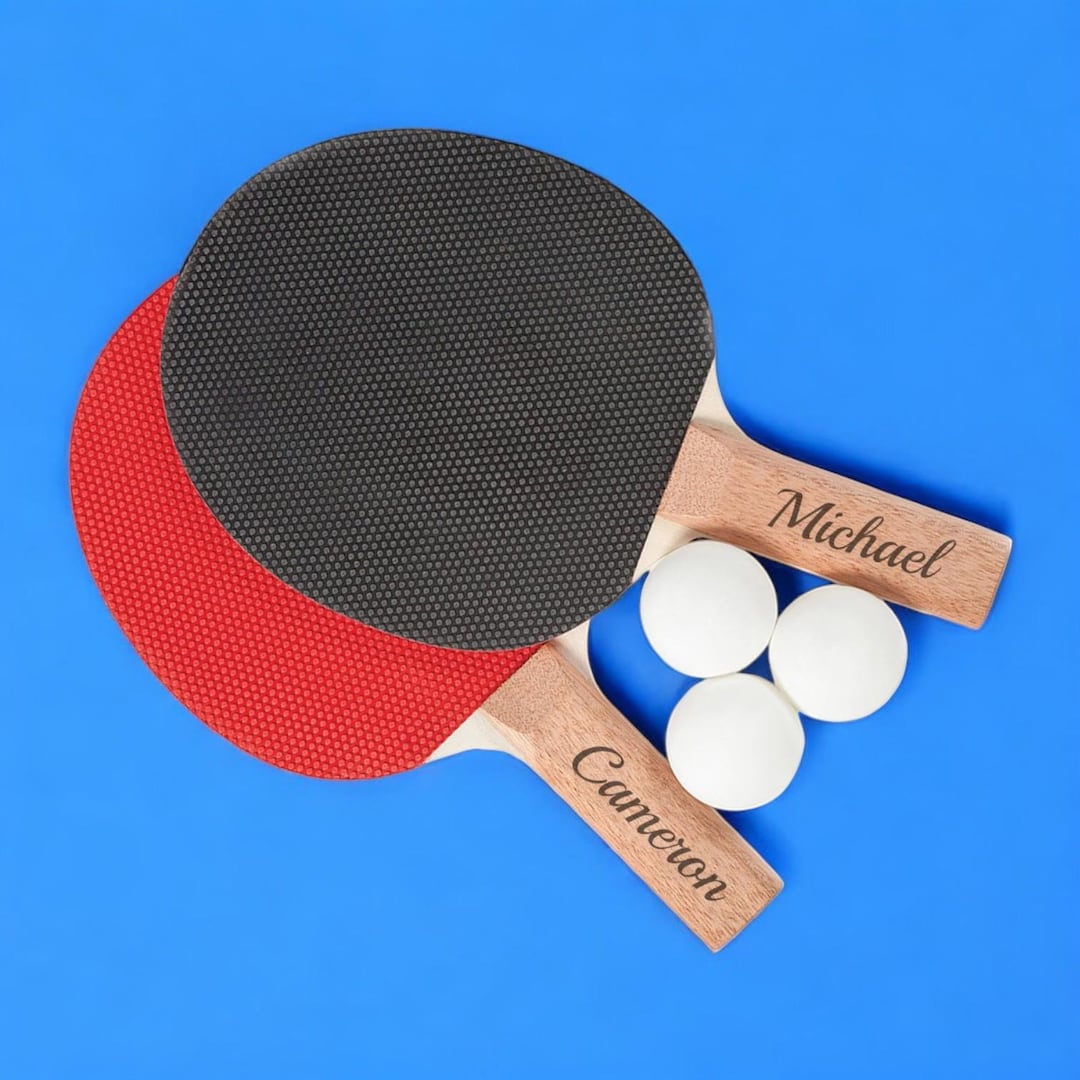 Personalized PING PONG PADDLES Table Tennis Racket Racquet Pips Hardbat ...
