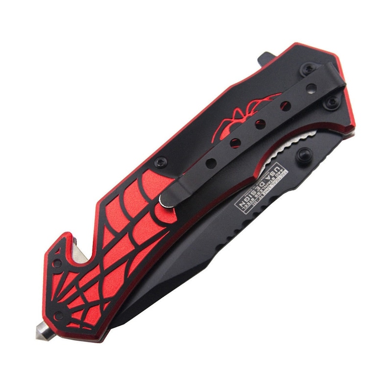 Personalized SPIDERMAN Pocket Knife Multitool Knives Spider Gamer ...