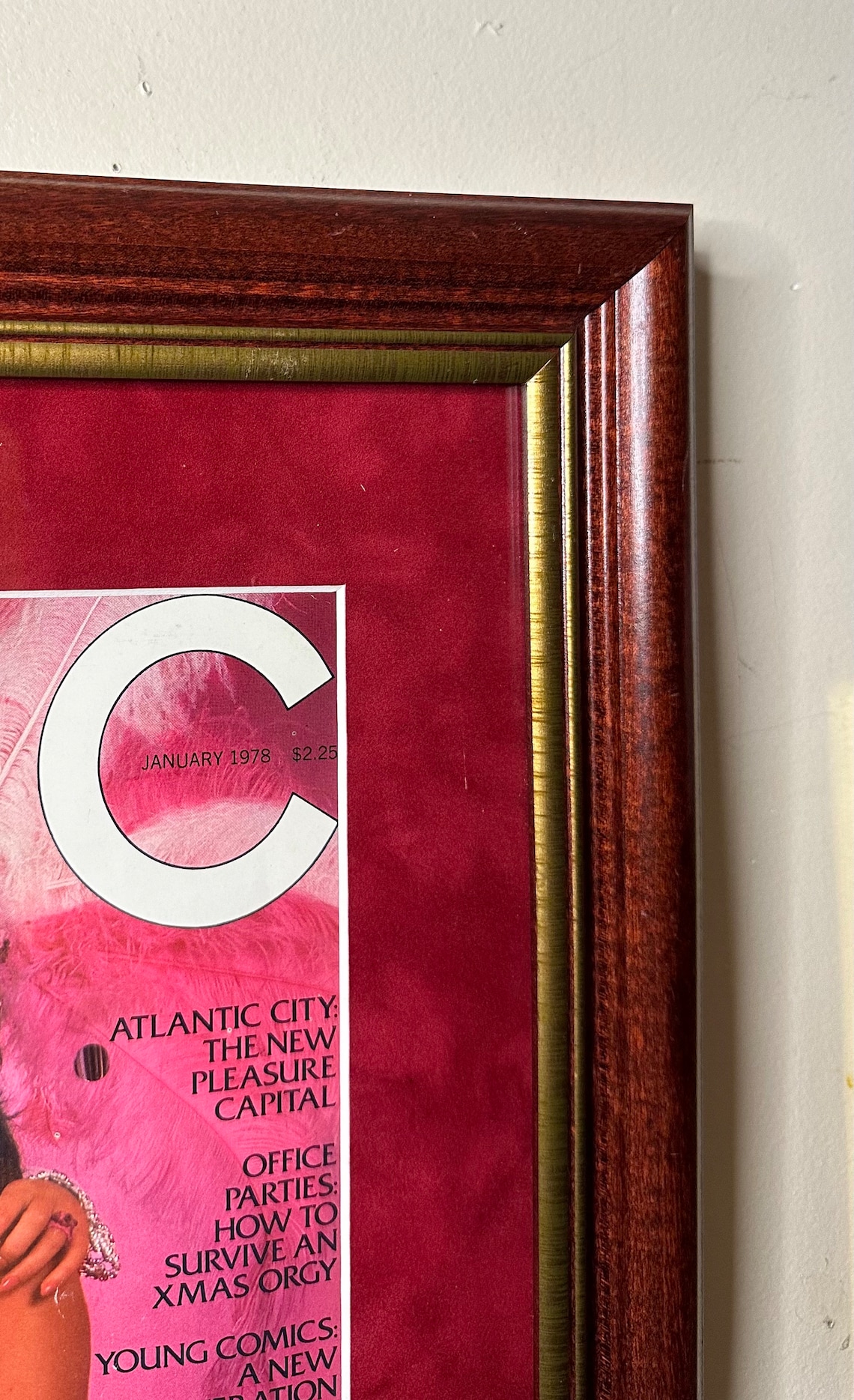 1978 Vintage CHIC Adult Magazine Cover Framed Wall Decor - Etsy