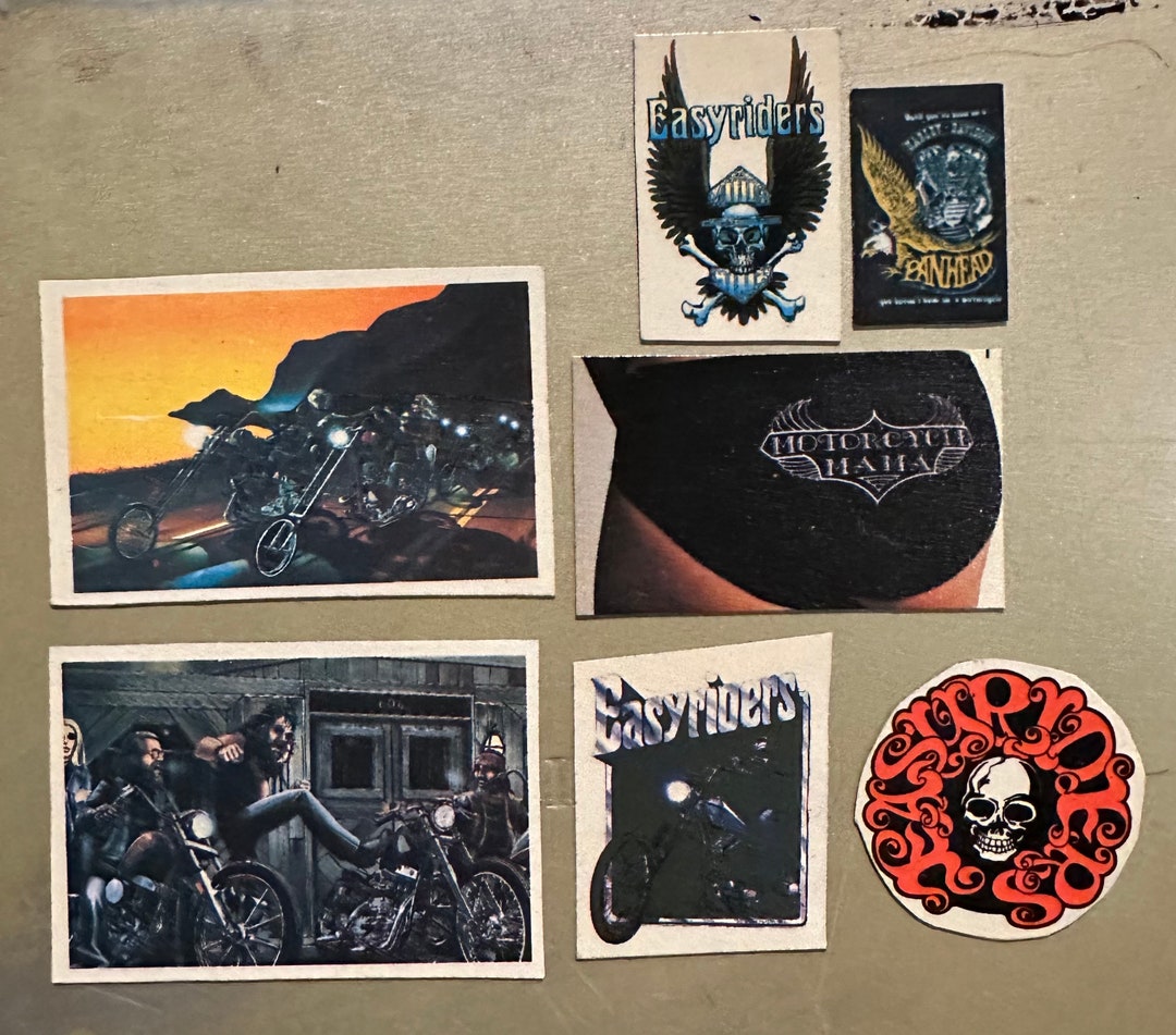 Vintage Handmade Harley Davidson Easyrider Fridge Magnets - Etsy