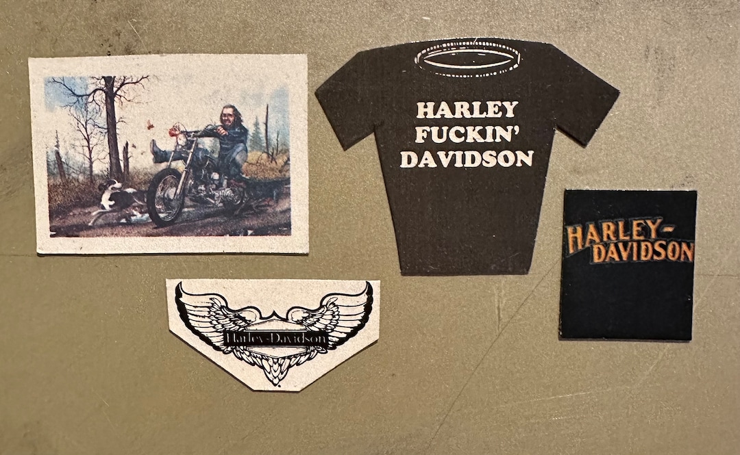 Vintage Handmade Harley Davidson Easyrider Fridge Magnets - Etsy