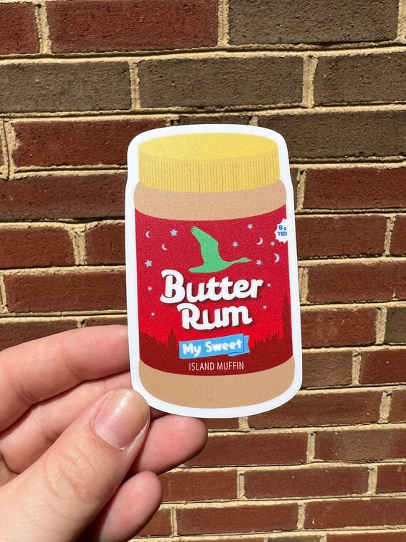 Goose butter Rum X Peter Pan Sticker | Etsy