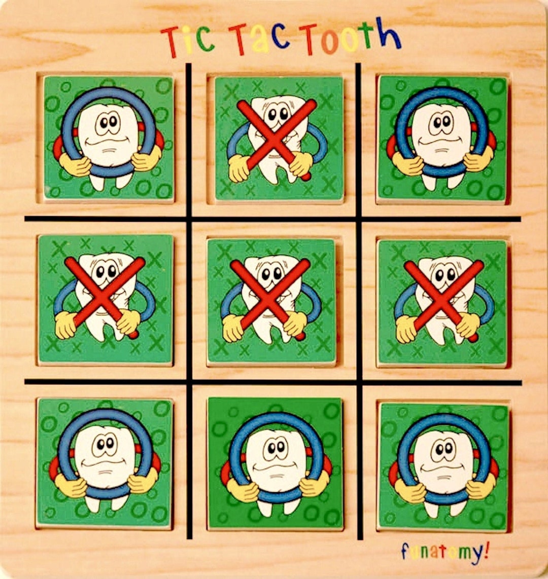 Buy One Get One FREE! Tic Tac Tooth Dental Health Game for Kids - Etsy