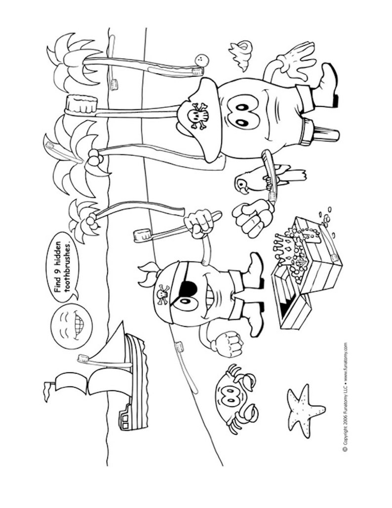 Dental Health Coloring and Activity Book - Etsy