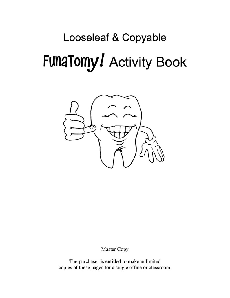 Dental Health Coloring and Activity Book - Etsy