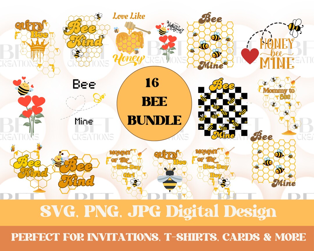 Bumble Bee Bundle for Valentine's Day, Beehive Baby Shower Theme ...