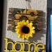 Sunflower Home Sign - Etsy