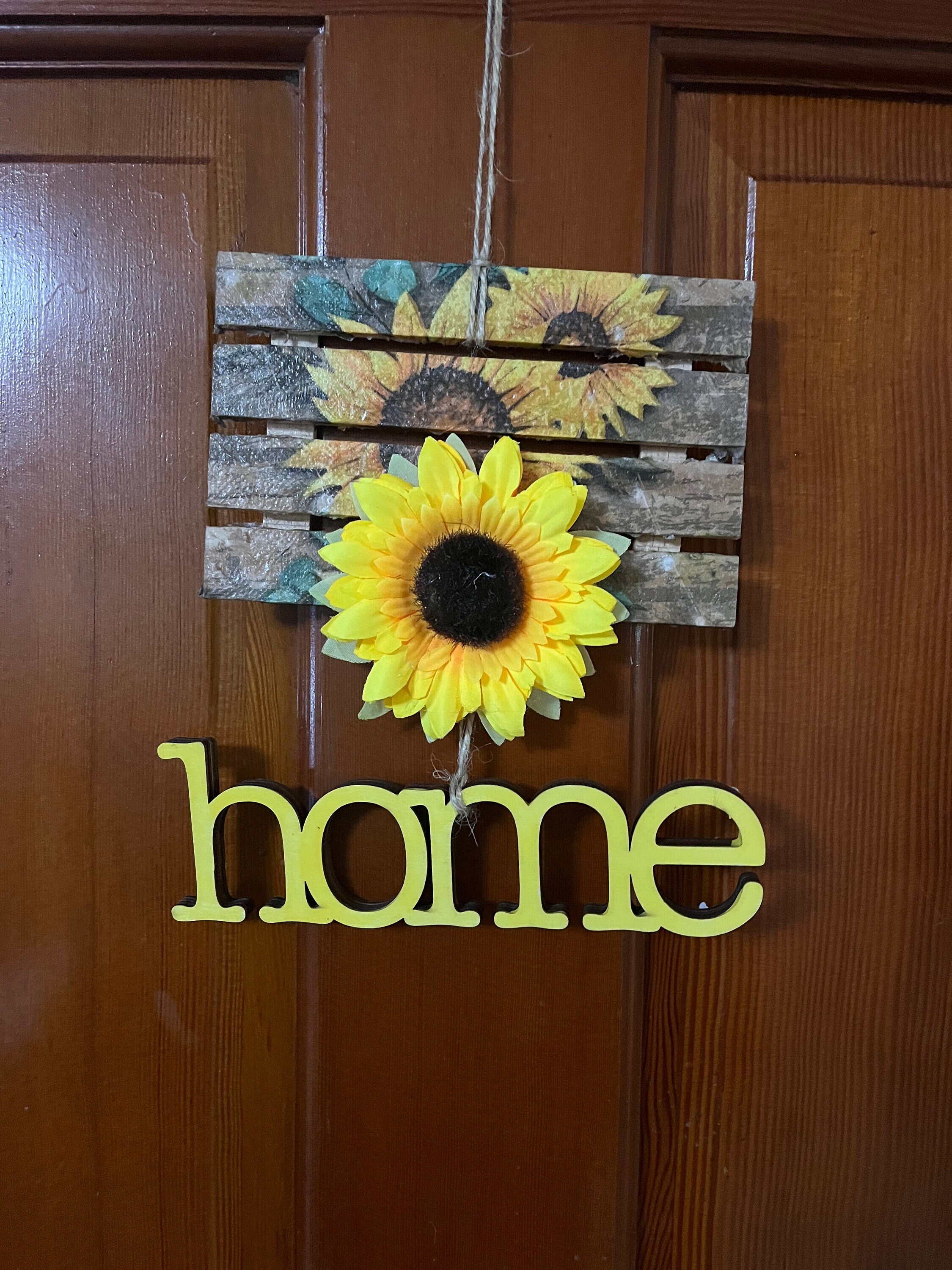 Sunflower Home Sign - Etsy