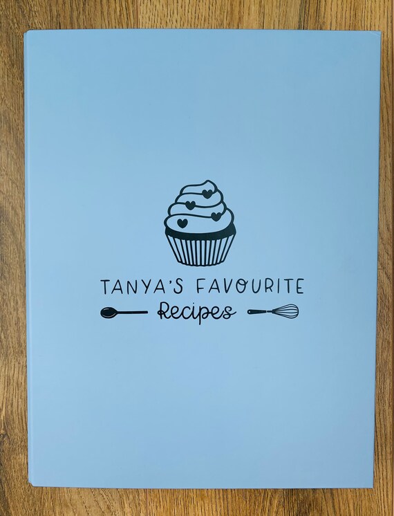 Personalised A4 Recipe Folder - Etsy UK