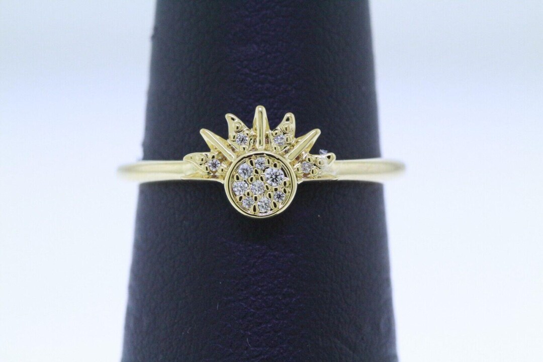 Pandora Celestial Sparkling Sun Ring - Etsy