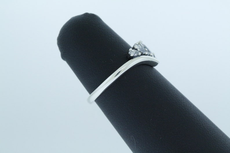 Pandora Sterling Silver Sparkling Pear & Marquise Wishbone Ring - Etsy