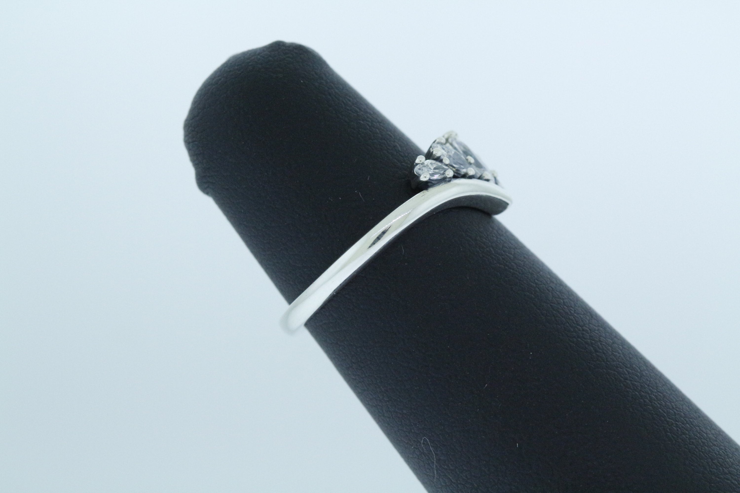 Pandora Sterling Silver Sparkling Pear & Marquise Wishbone Ring - Etsy