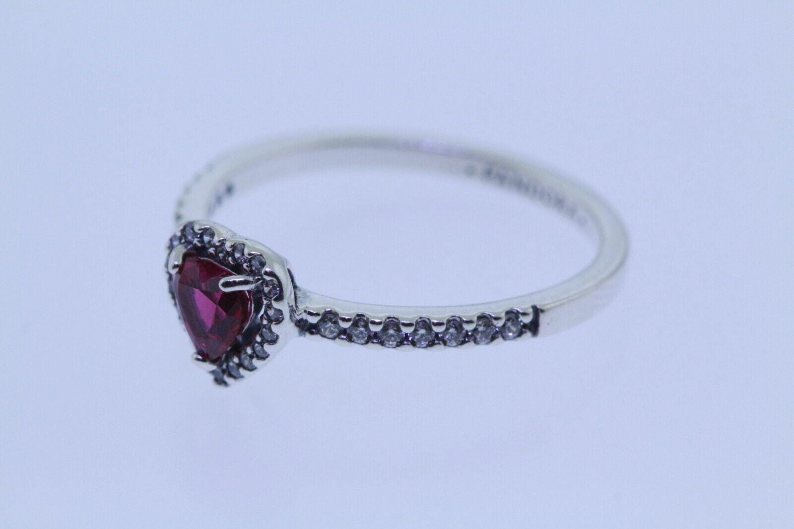 Pandora Elevated Red Heart Ring - Etsy