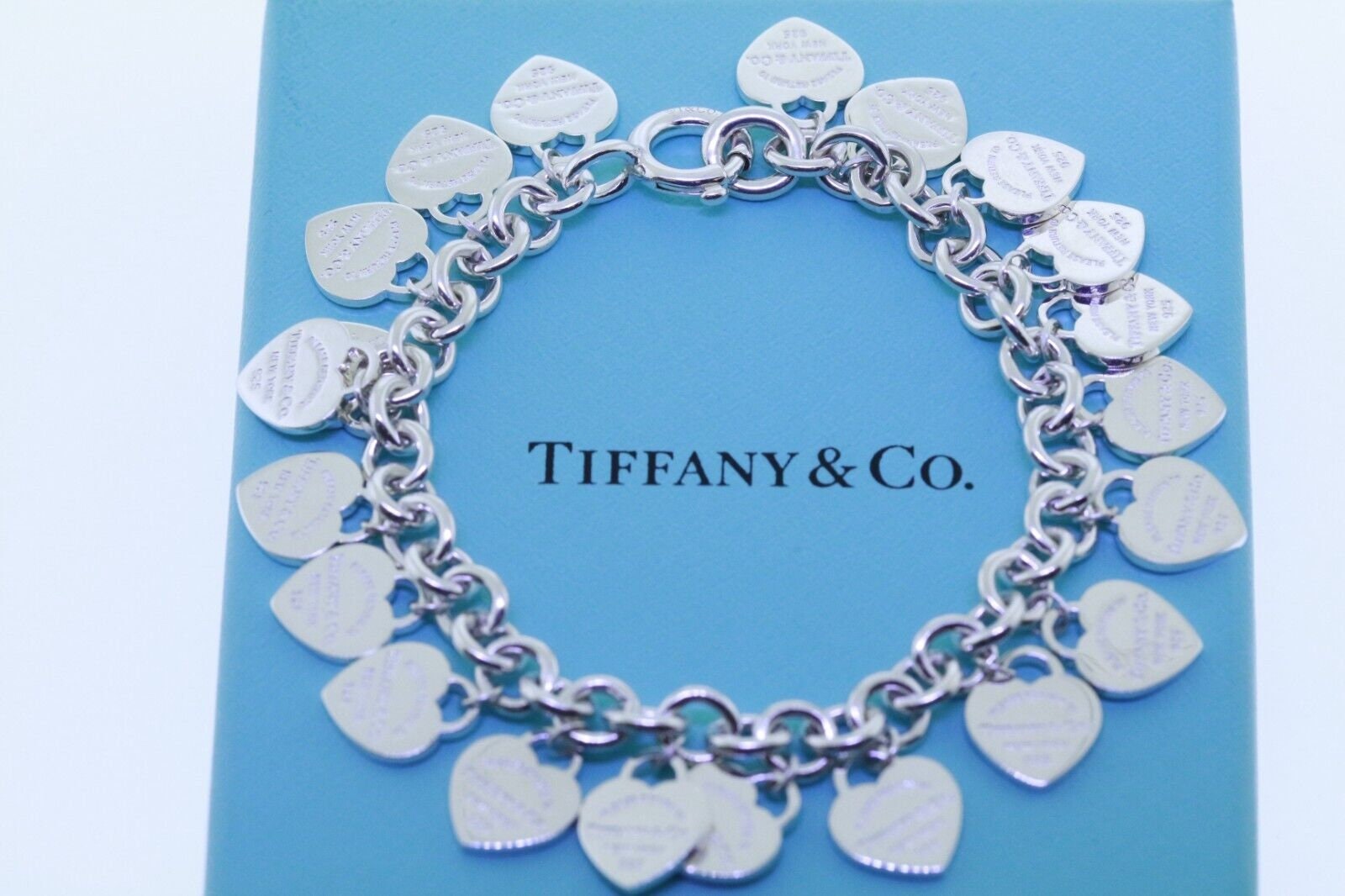Tiffany Co. Return to Multi Herzen Armband 15 5 cm Silber 925 Etsy