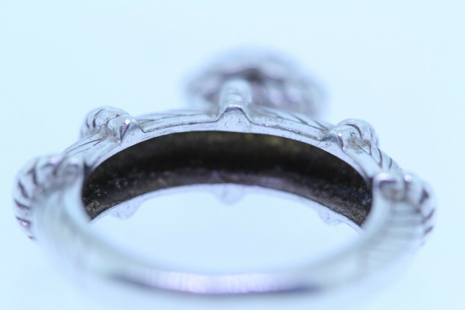 Judith Ripka Sterling Silver Dangling CZ Heart Charm Ring - Etsy