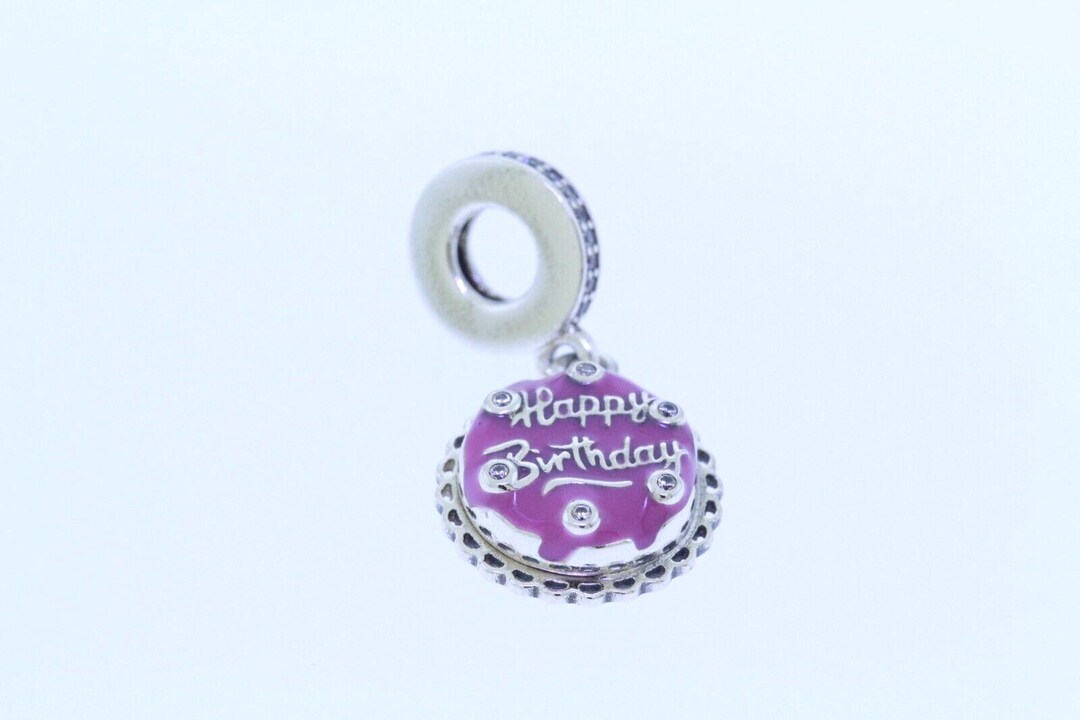 Pandora Pink Birthday Cake Dangle Charm - Etsy