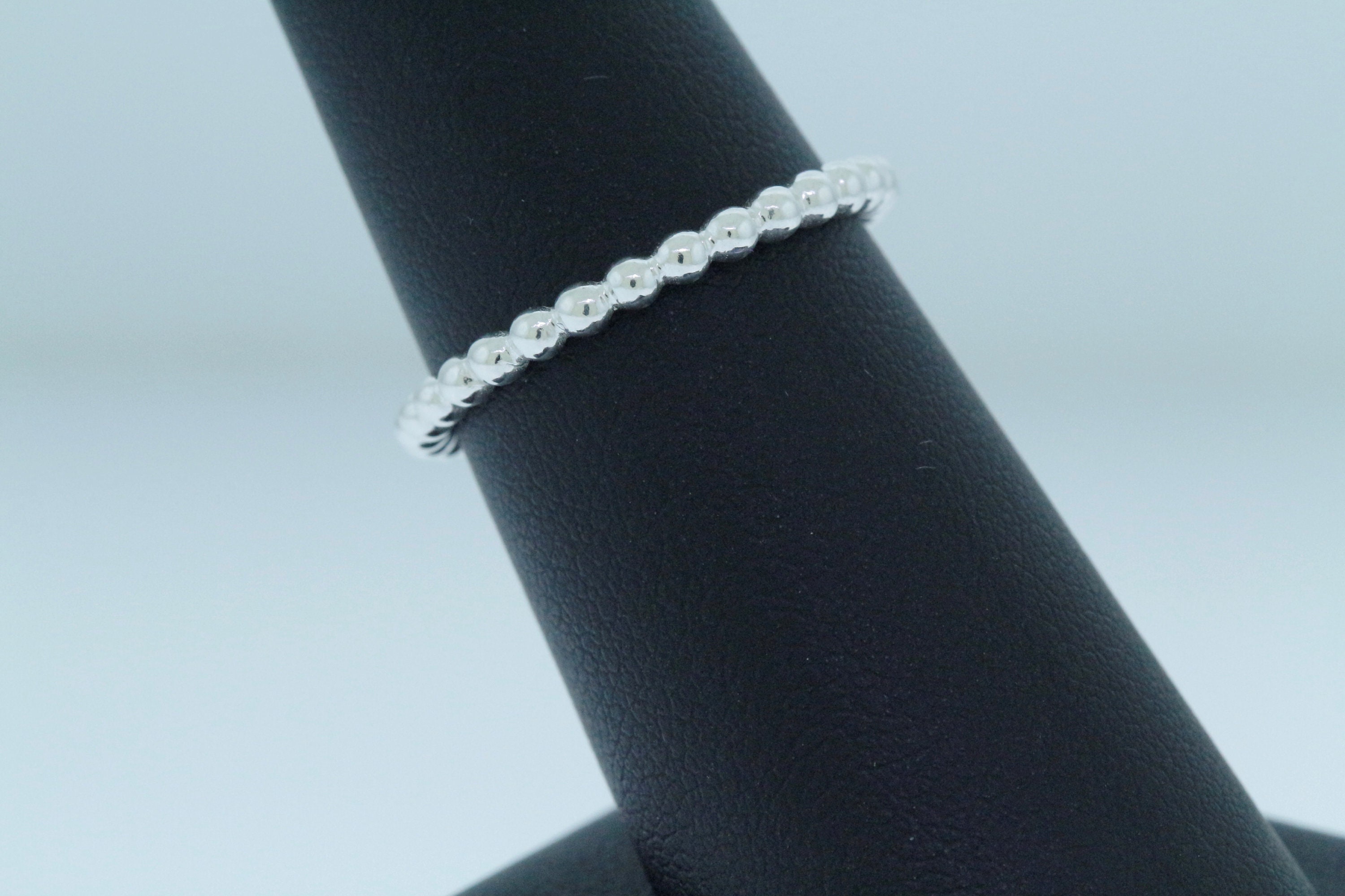 Pandora Sterling Silver Beaded Ring - Etsy