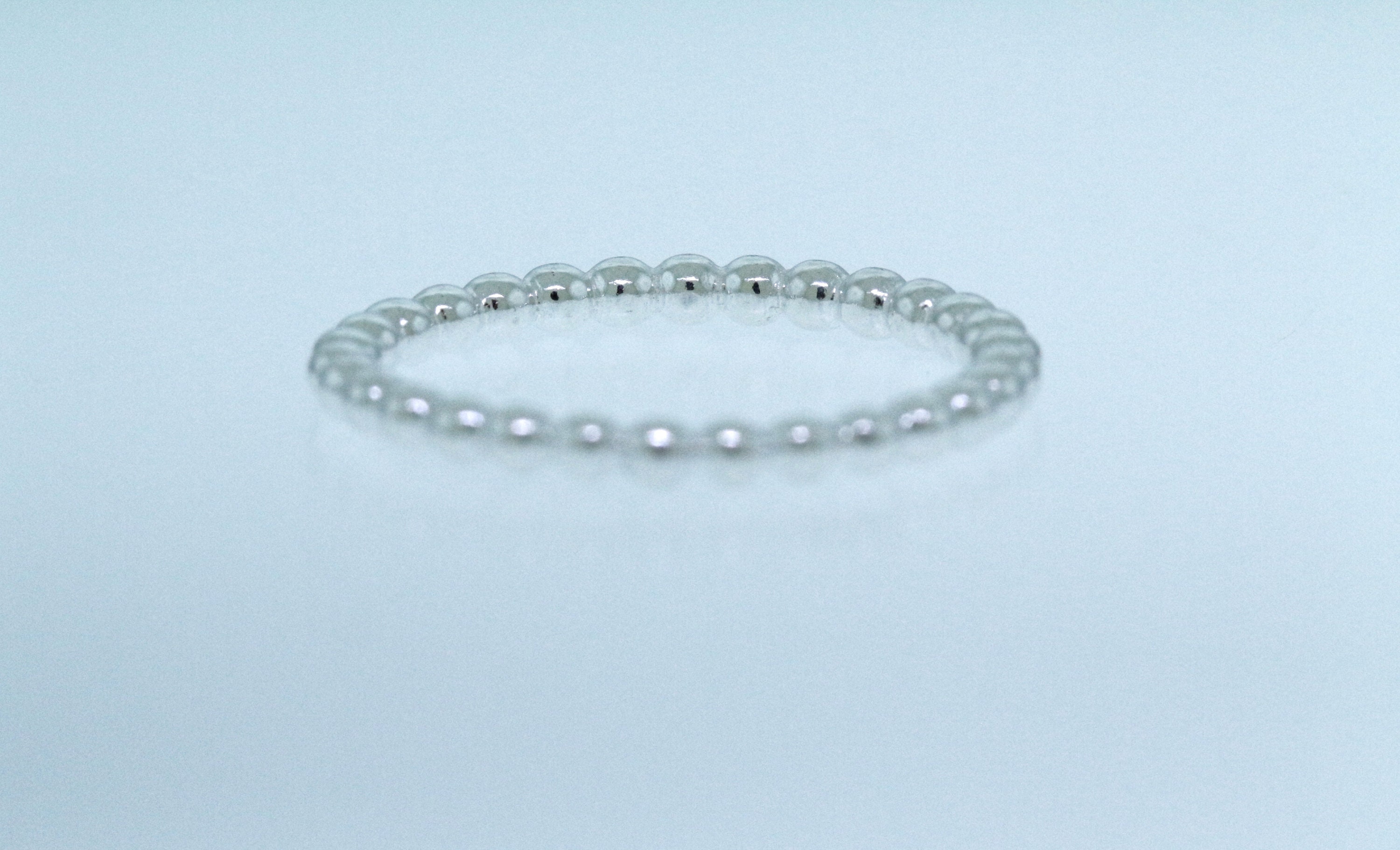 Pandora Sterling Silver Beaded Ring - Etsy