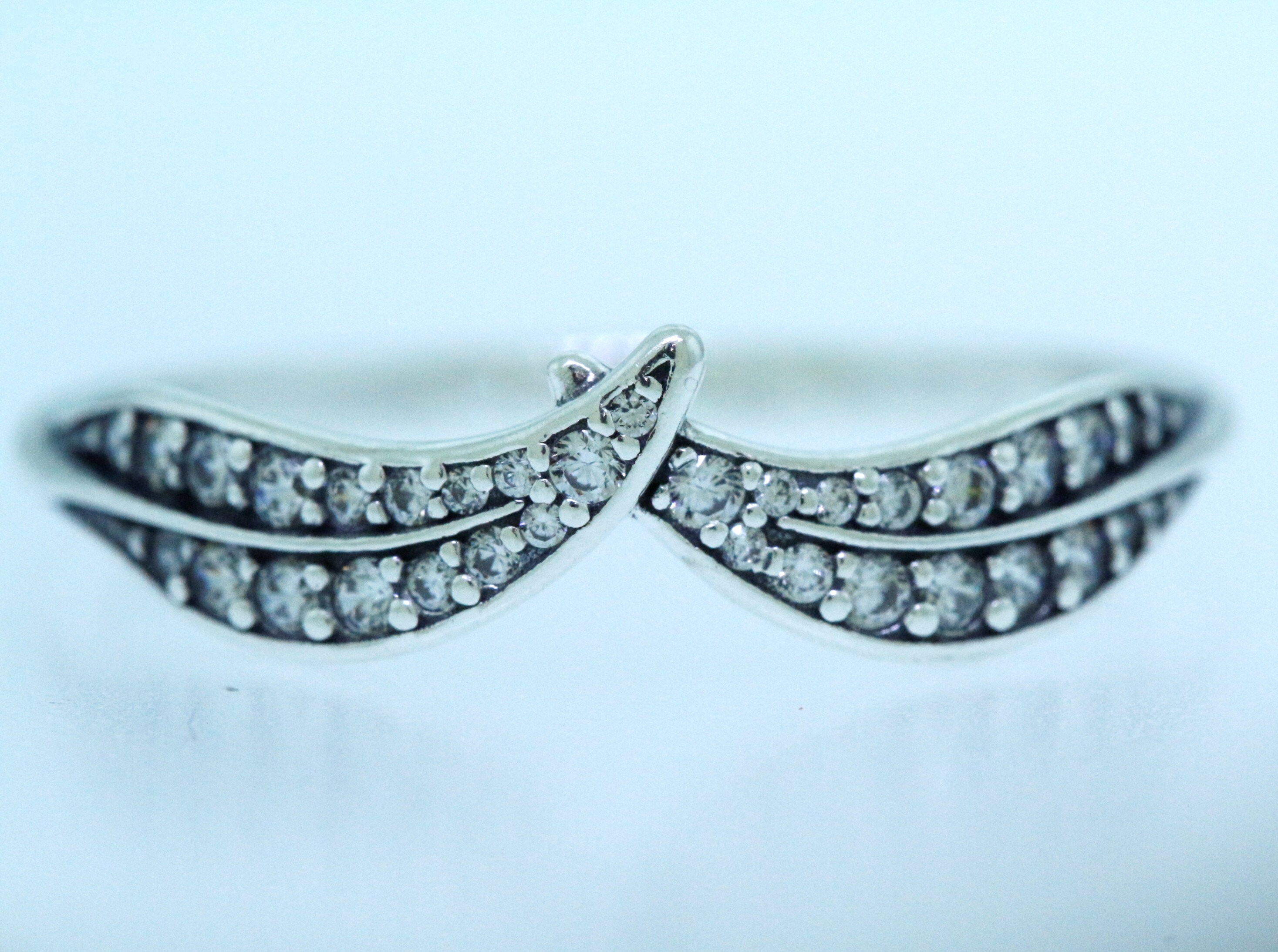 Pandora Sterling Silver Sparkling Leaves Ring - Etsy