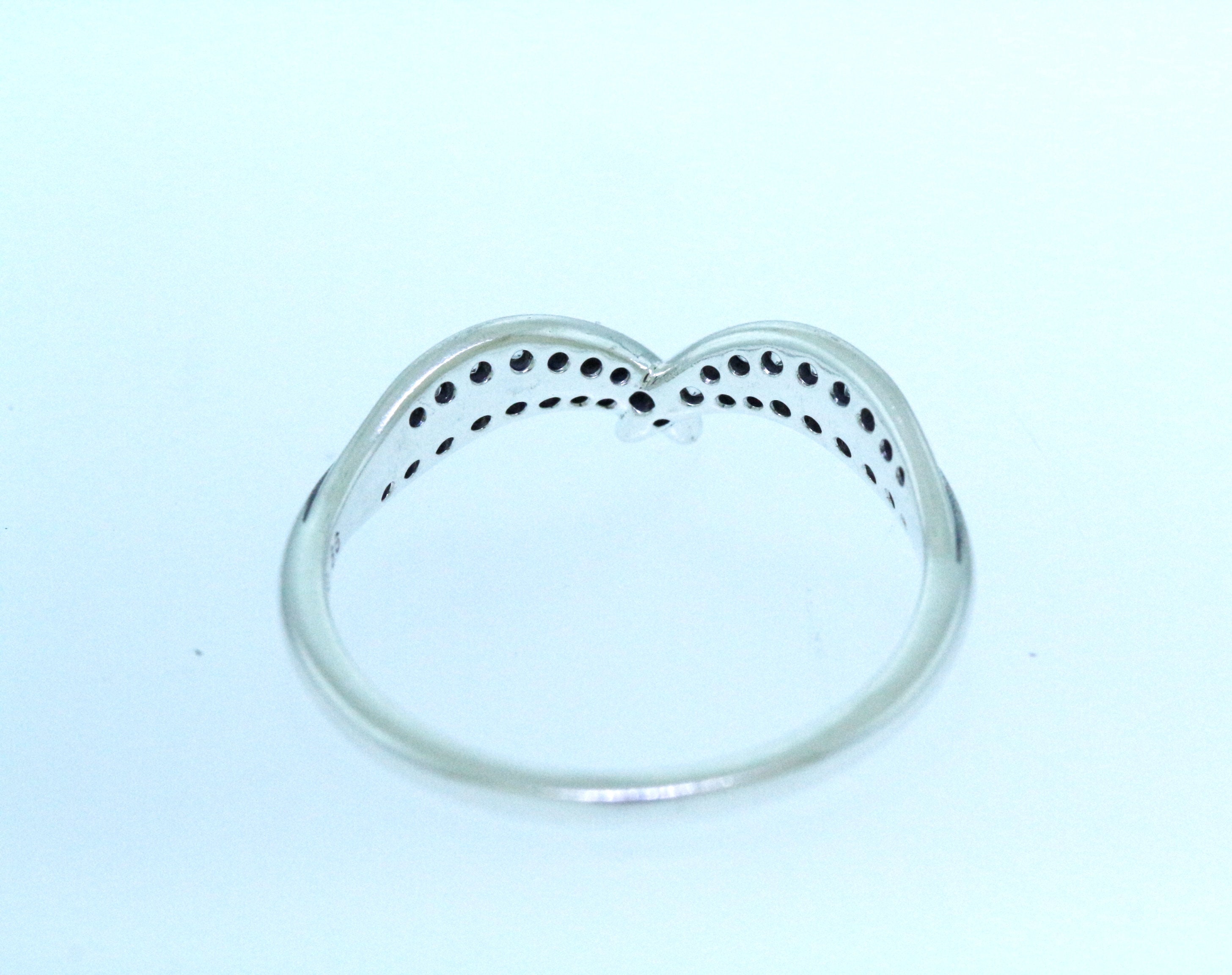 Pandora Sterling Silver Sparkling Leaves Ring - Etsy