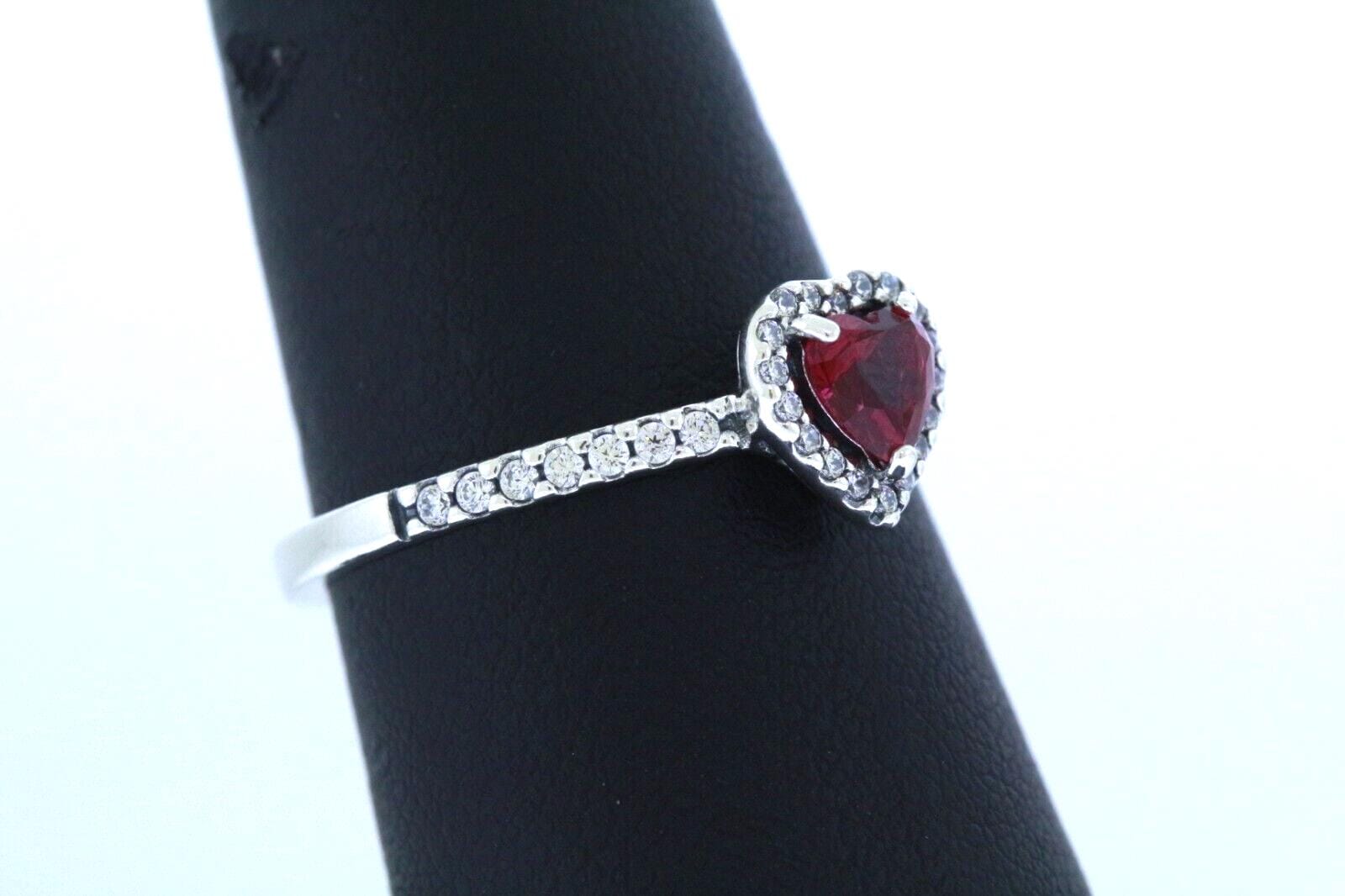 Pandora Elevated Red Heart Ring - Etsy