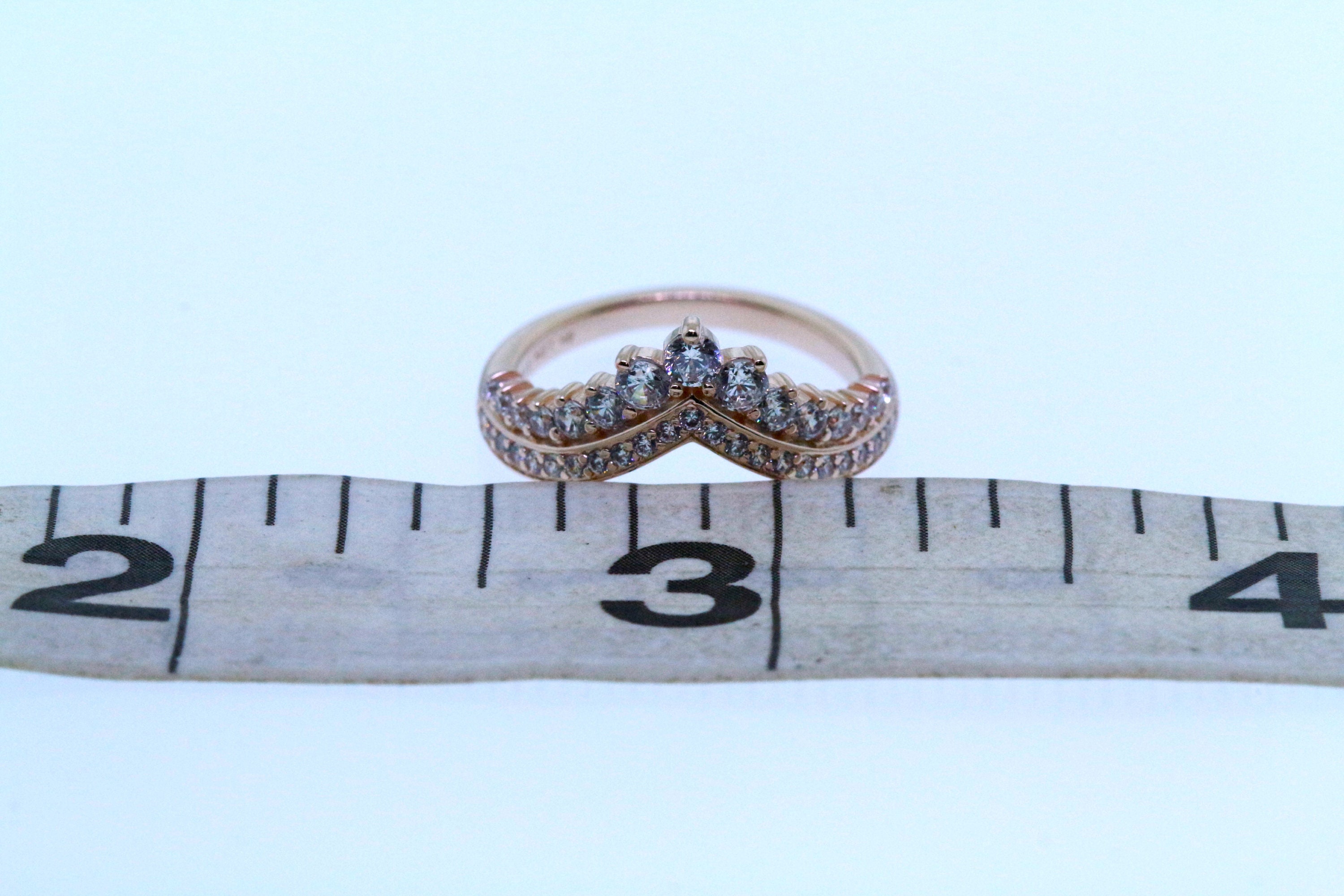Pandora princess wishbone ring store