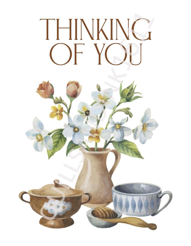 Christian Thinking of You Note Card - Etsy
