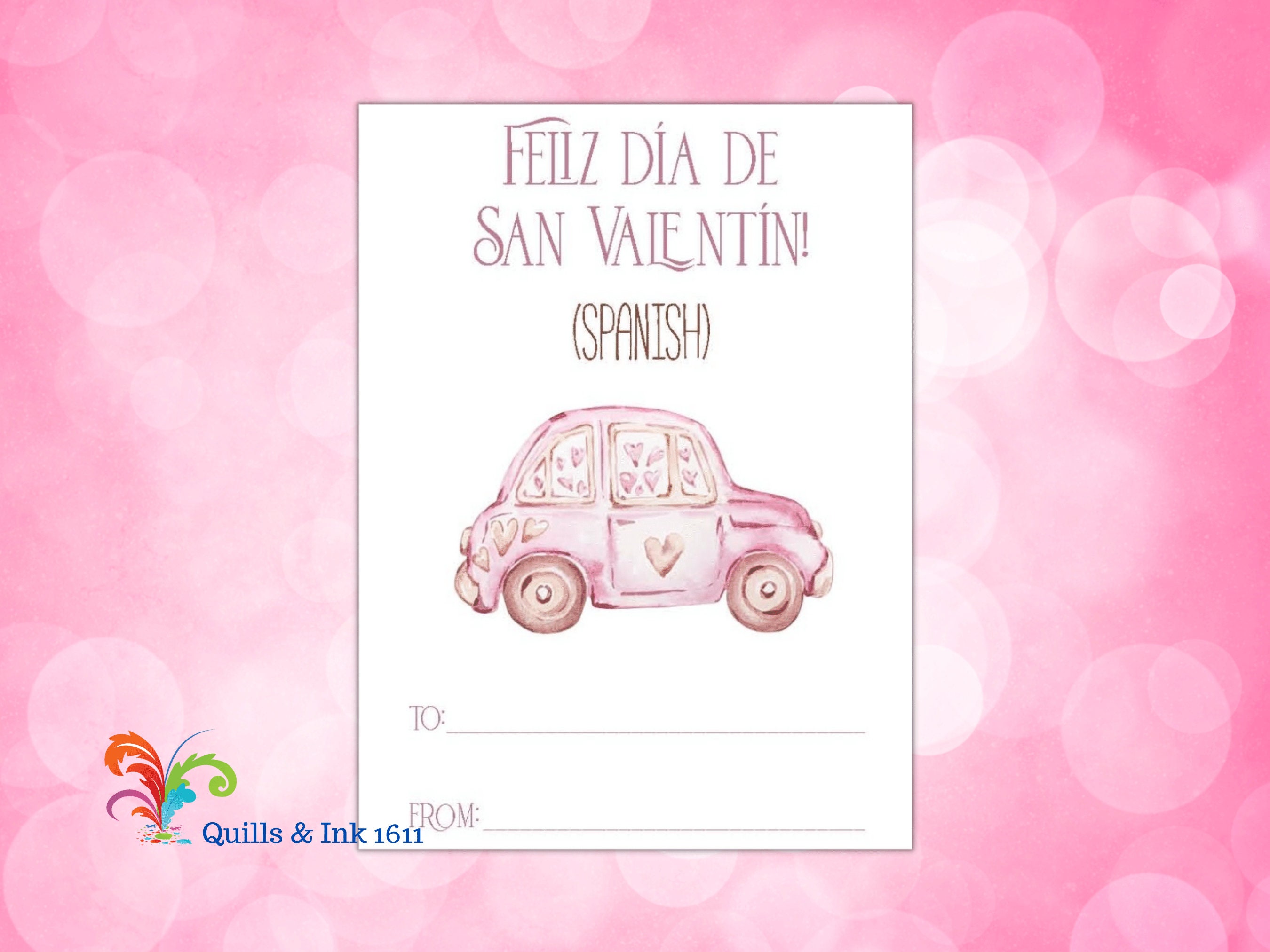 Printable Valentine's Day Cards in Different Languages - Etsy