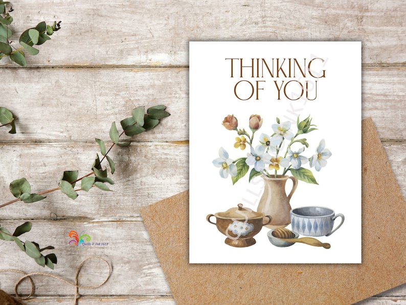 Christian Thinking of You Note Card - Etsy