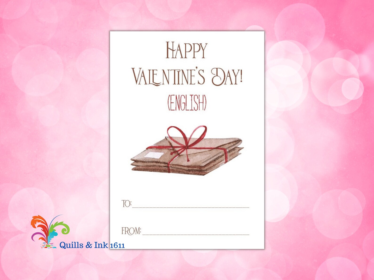 Printable Valentine's Day Cards in Different Languages - Etsy