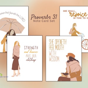 Proverbs 31 Note Card Set - Etsy