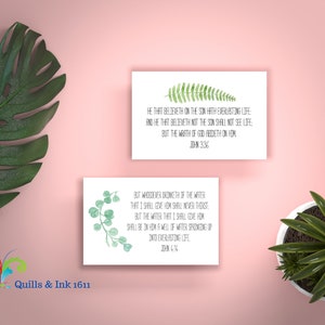 KJV Scripture Verse Memory 3x5 Cards - Etsy