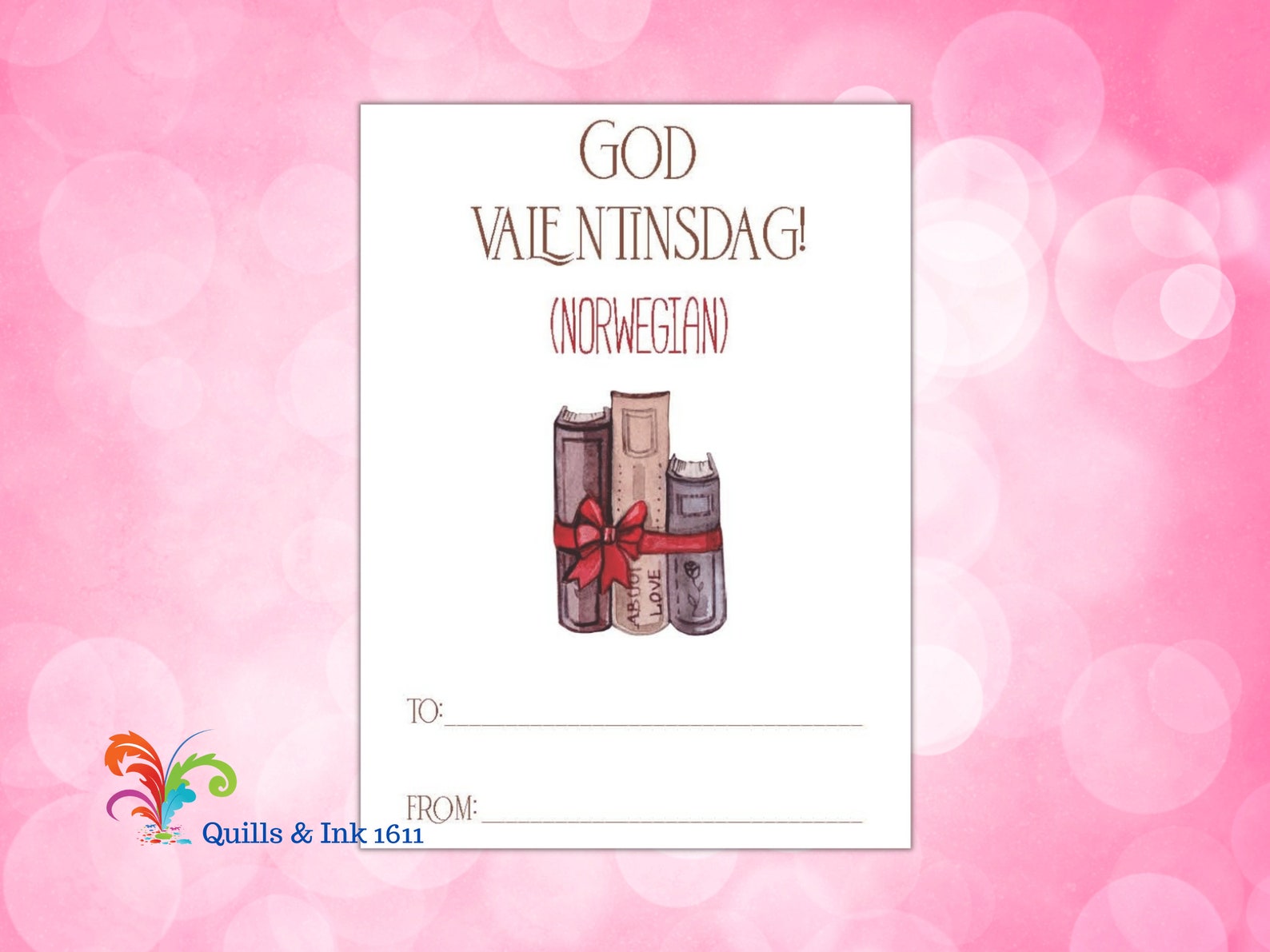 Printable Valentine's Day Cards in Different Languages - Etsy