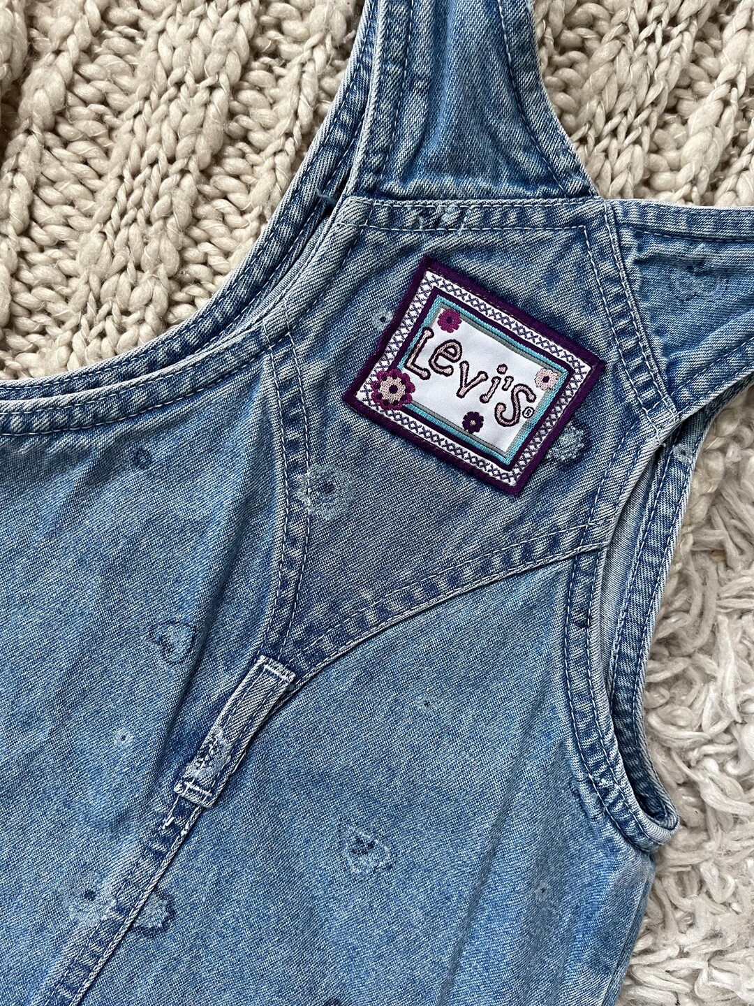 Vintage 2000s Baby Girl Front Zip Denim Dress Levis 18 Months - Etsy