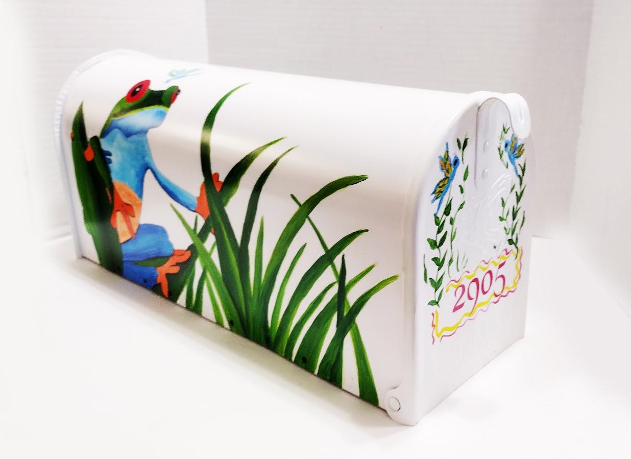 Painted Frog Mailbox - Etsy