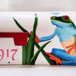 Painted Frog Mailbox - Etsy