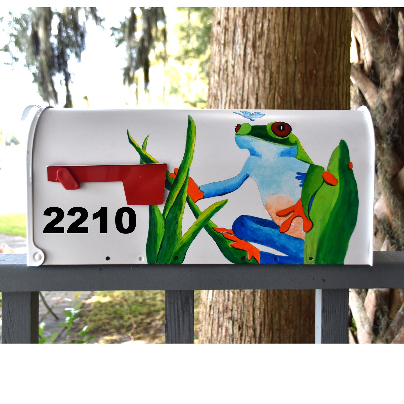 Painted Frog Mailbox - Etsy