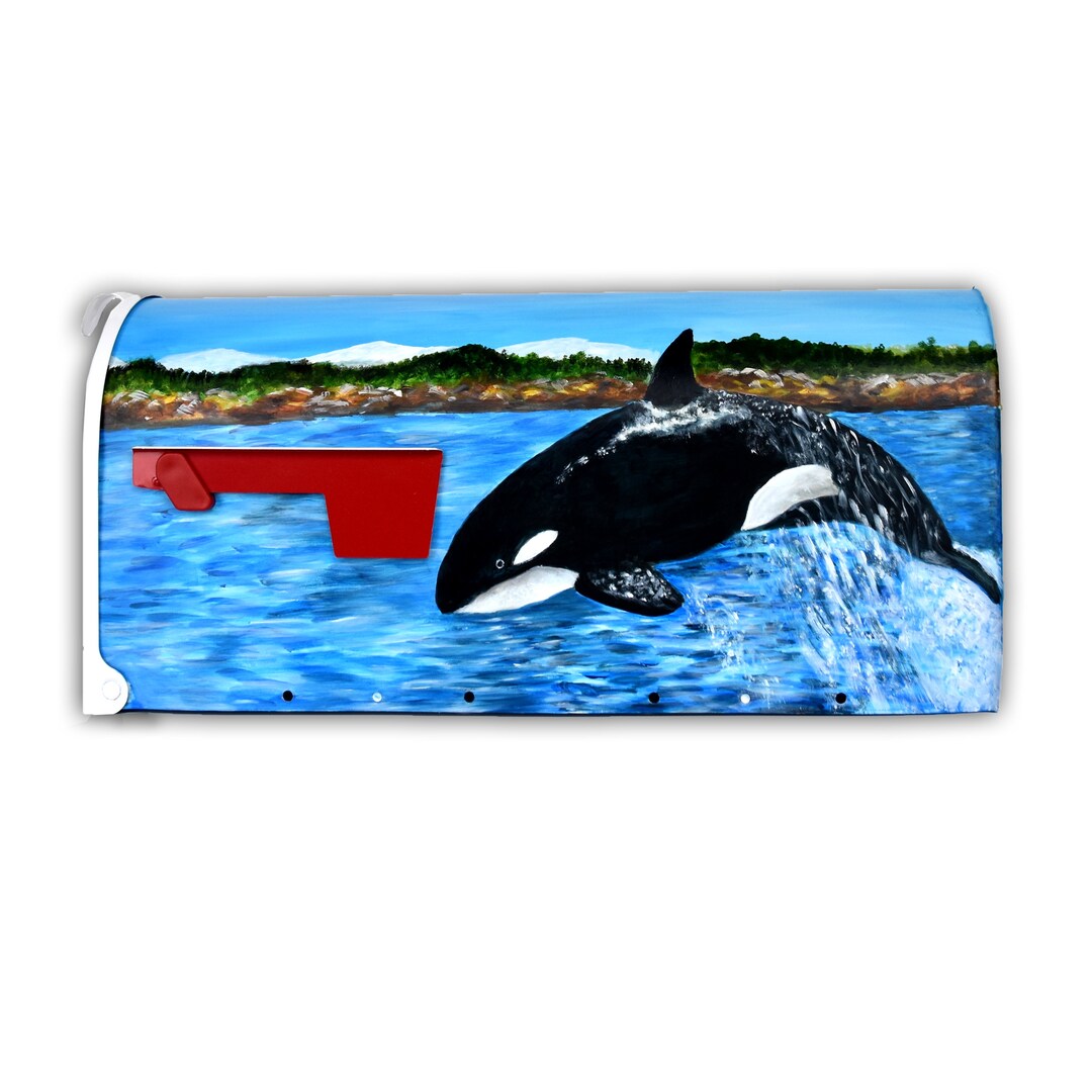 Hand Painted Orca Killer Whale Rural Painted Mailbox - Etsy