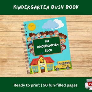 Printable Kindergarten Activity Book: Fun Learning for Kids Educational ...