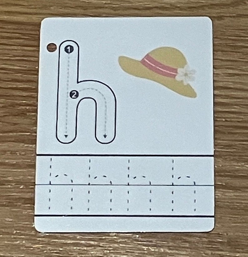 Printable Alphabet Tracing Flashcards: Capital and Small Letters Digital Download - Etsy