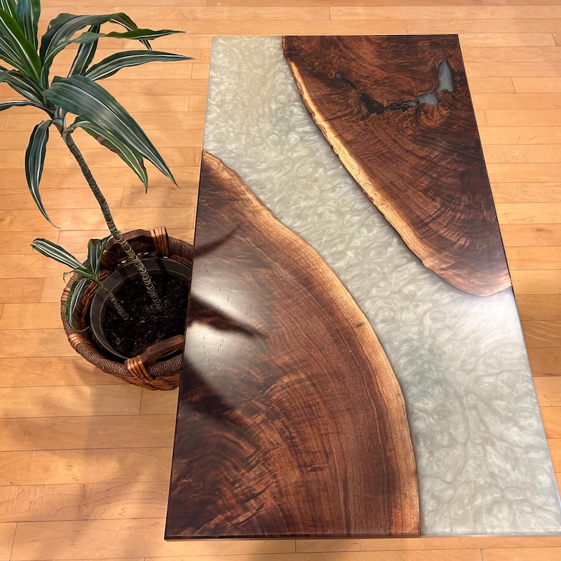 Epoxy River Coffee Table - Etsy