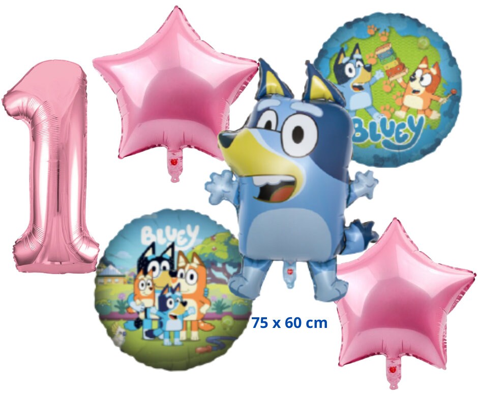 Bluey Foil Balloon Set Party Decoration 6 Pcs - Etsy Hong Kong