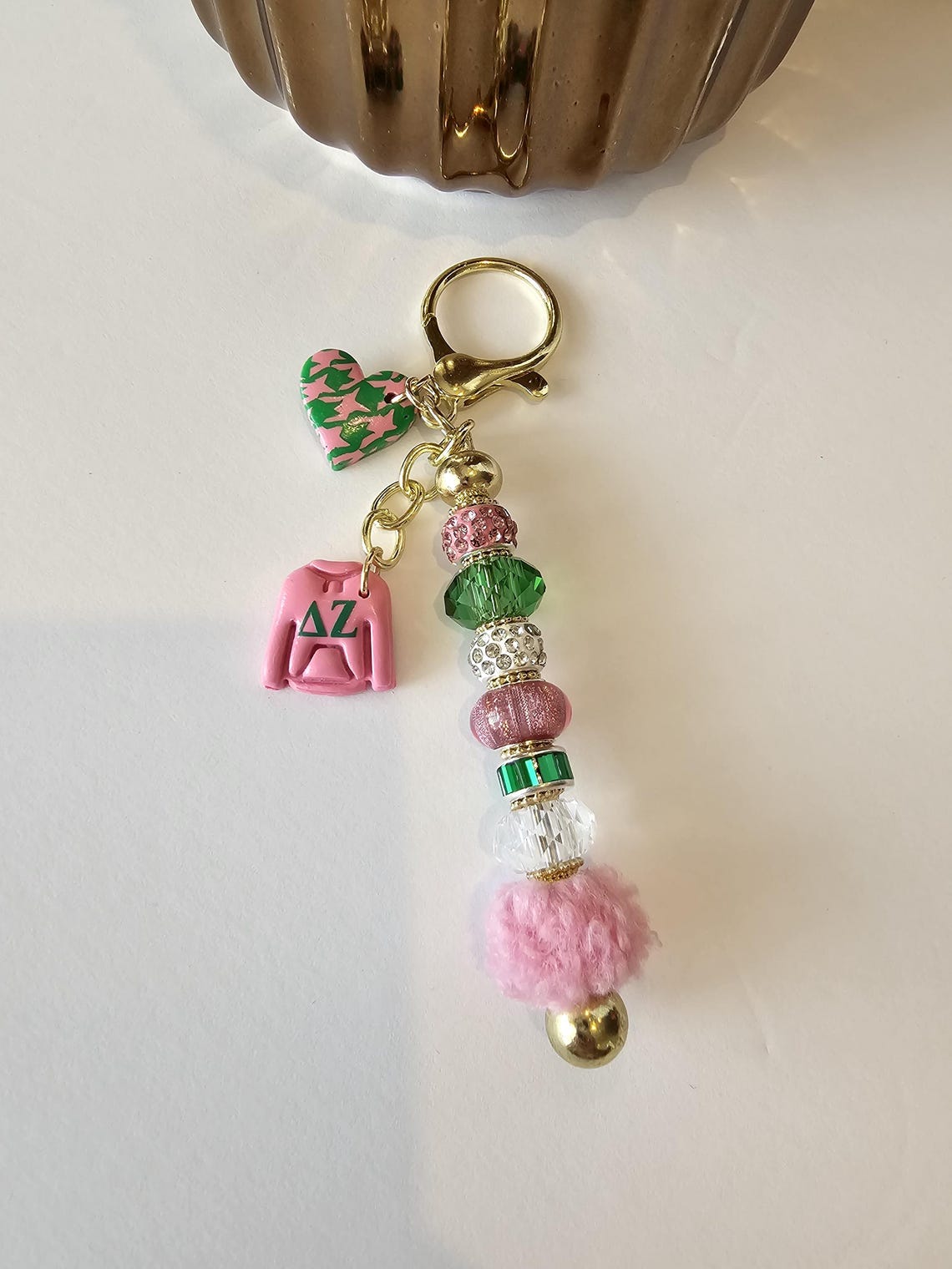 Sorority Keychains/lanyard Charms Delta Zeta - Etsy