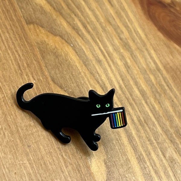 Cat Pin - Etsy