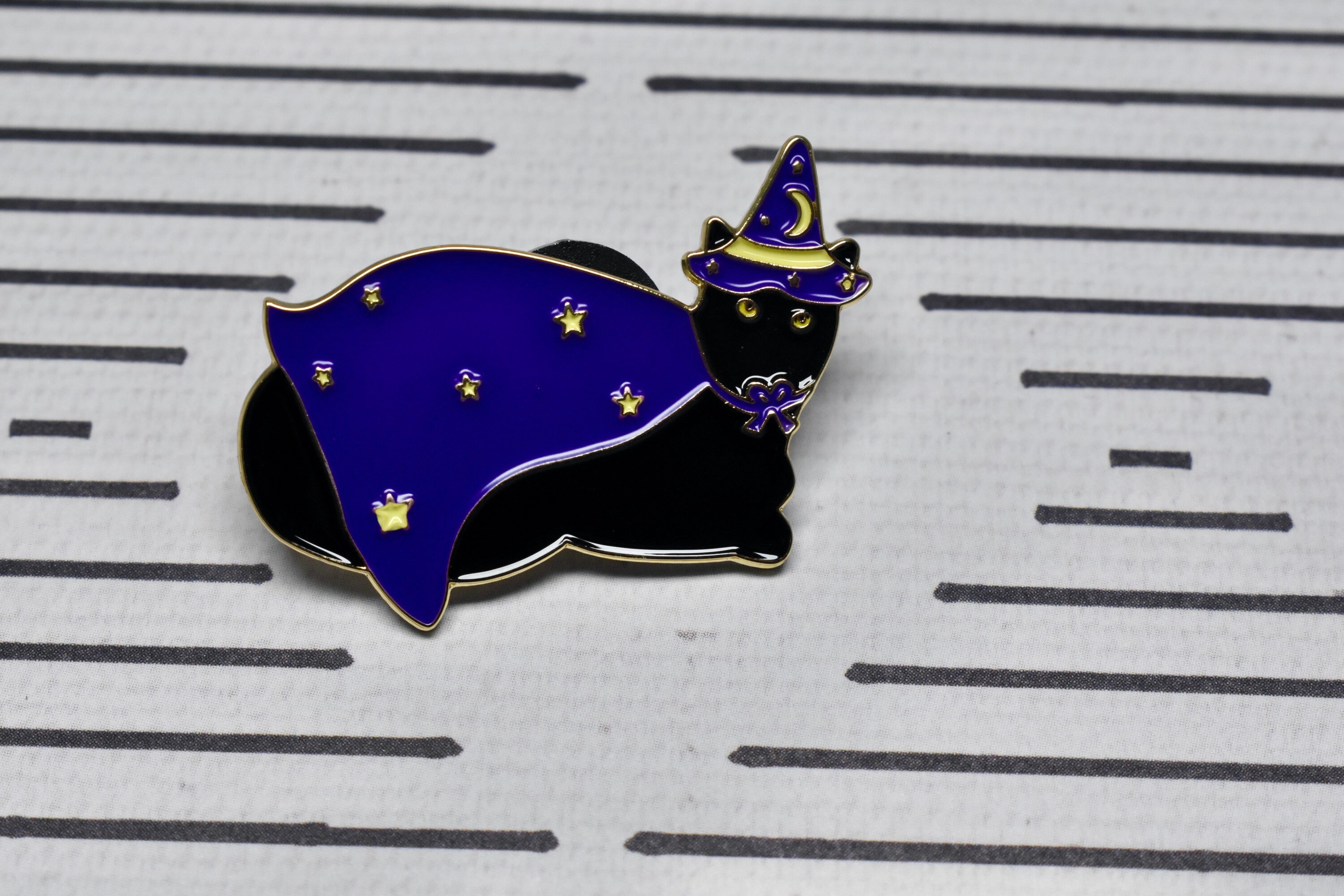 Black Cat Pins Cat Pins Enamel Pins Black Cat Gifts - Etsy