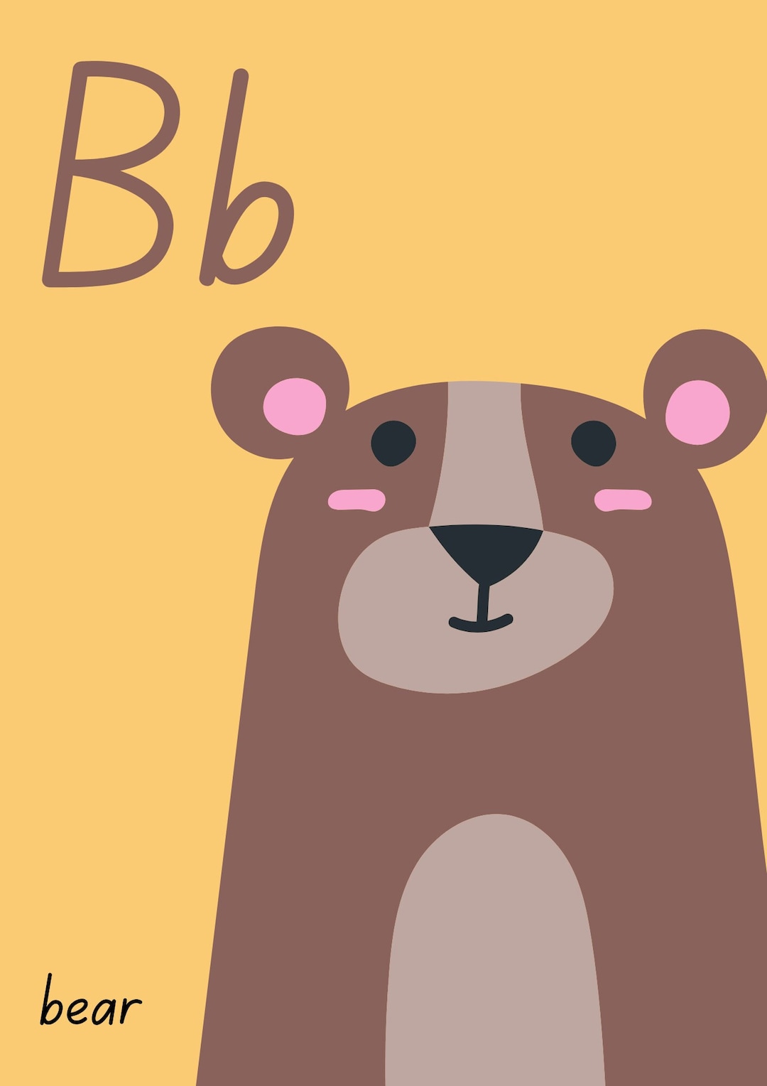 Animal Alphabet Posters A-Z, Nursery Art, Childcare - Etsy Australia