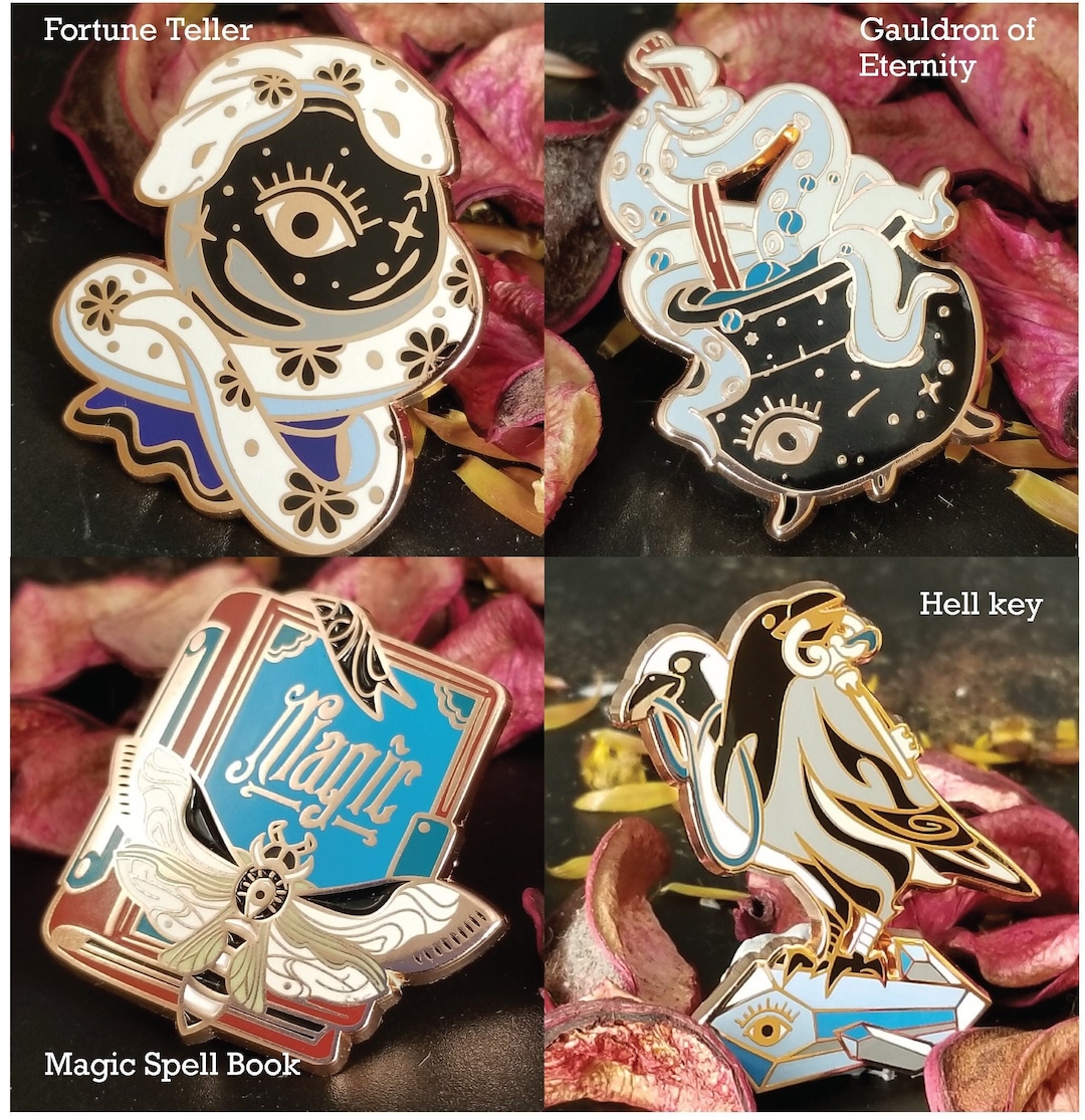 Magic Voodoo Collection / Hard Enamel Pins / the Witchcraft Pins / Max ...