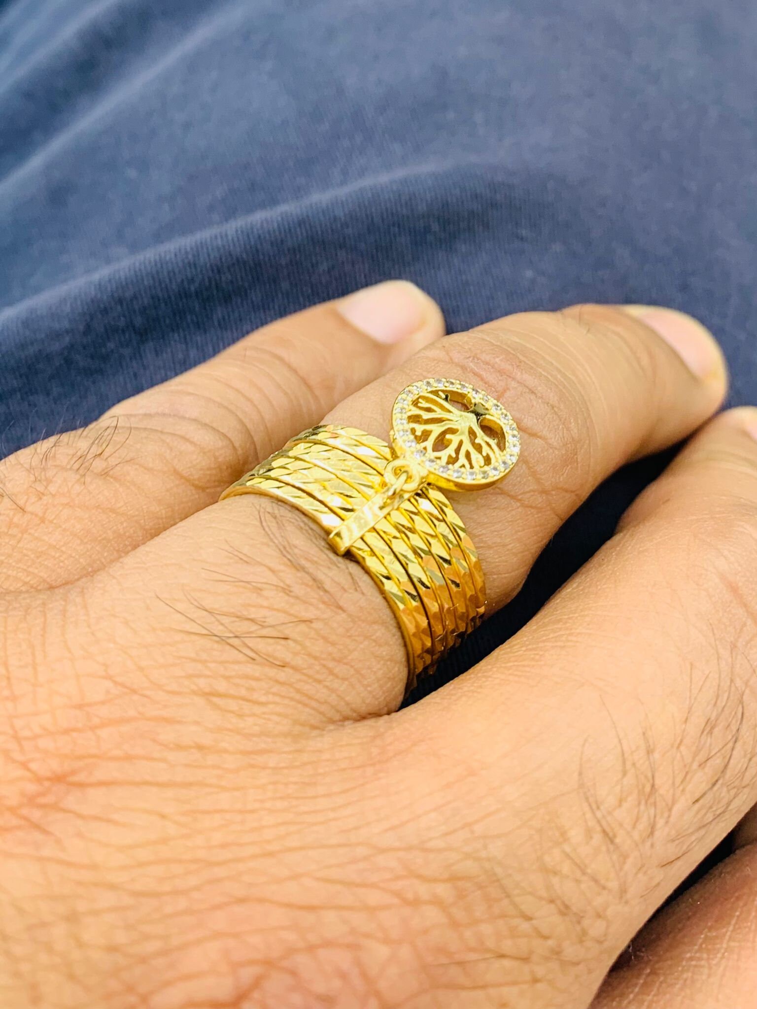 Tree of Life Ring Weekly for Womens in Gold Filled 7 8 9 - Etsy