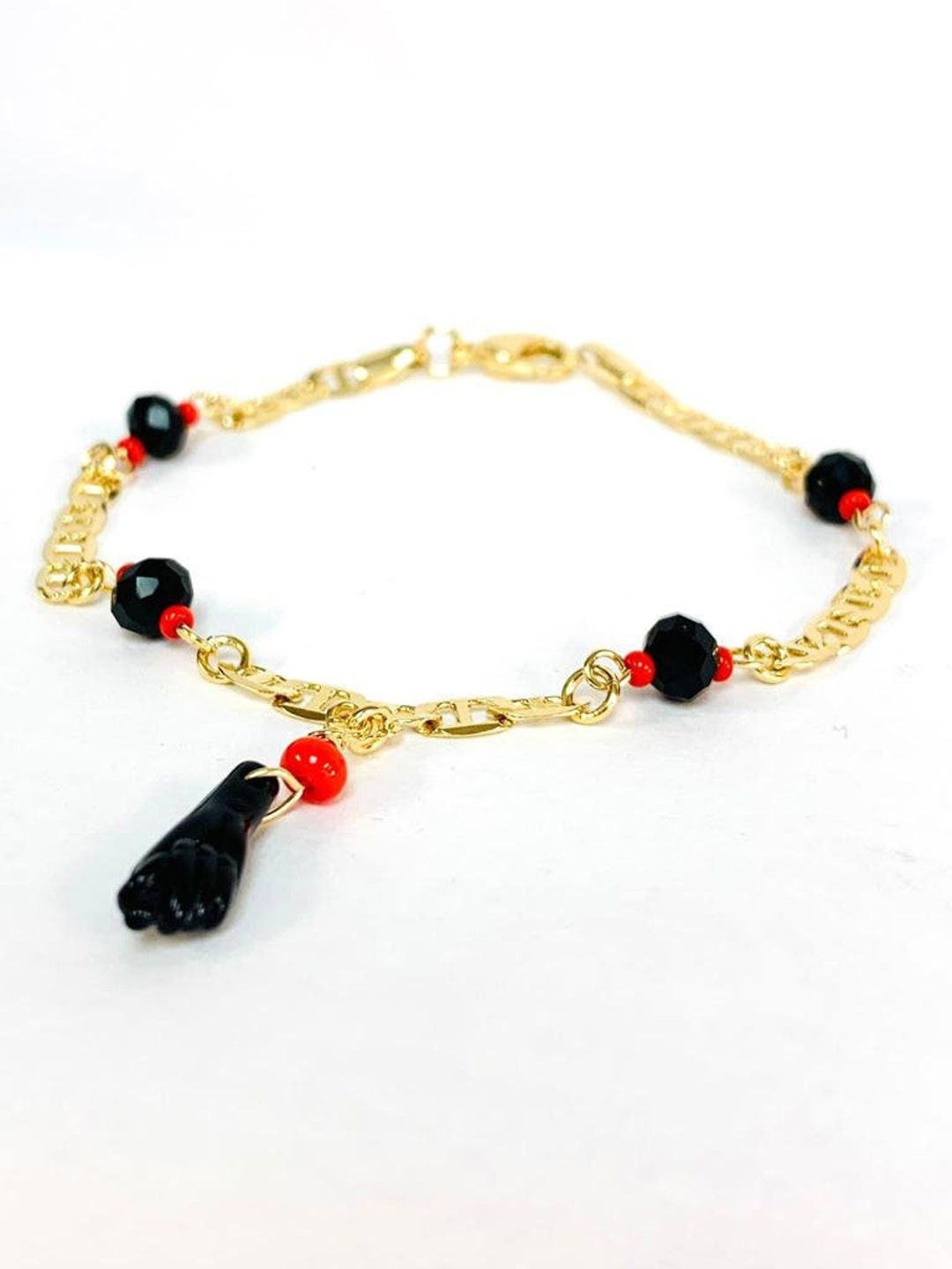 Womens Azabache Bracelet / Womens Jewelry / Azabache Bracelet - Etsy