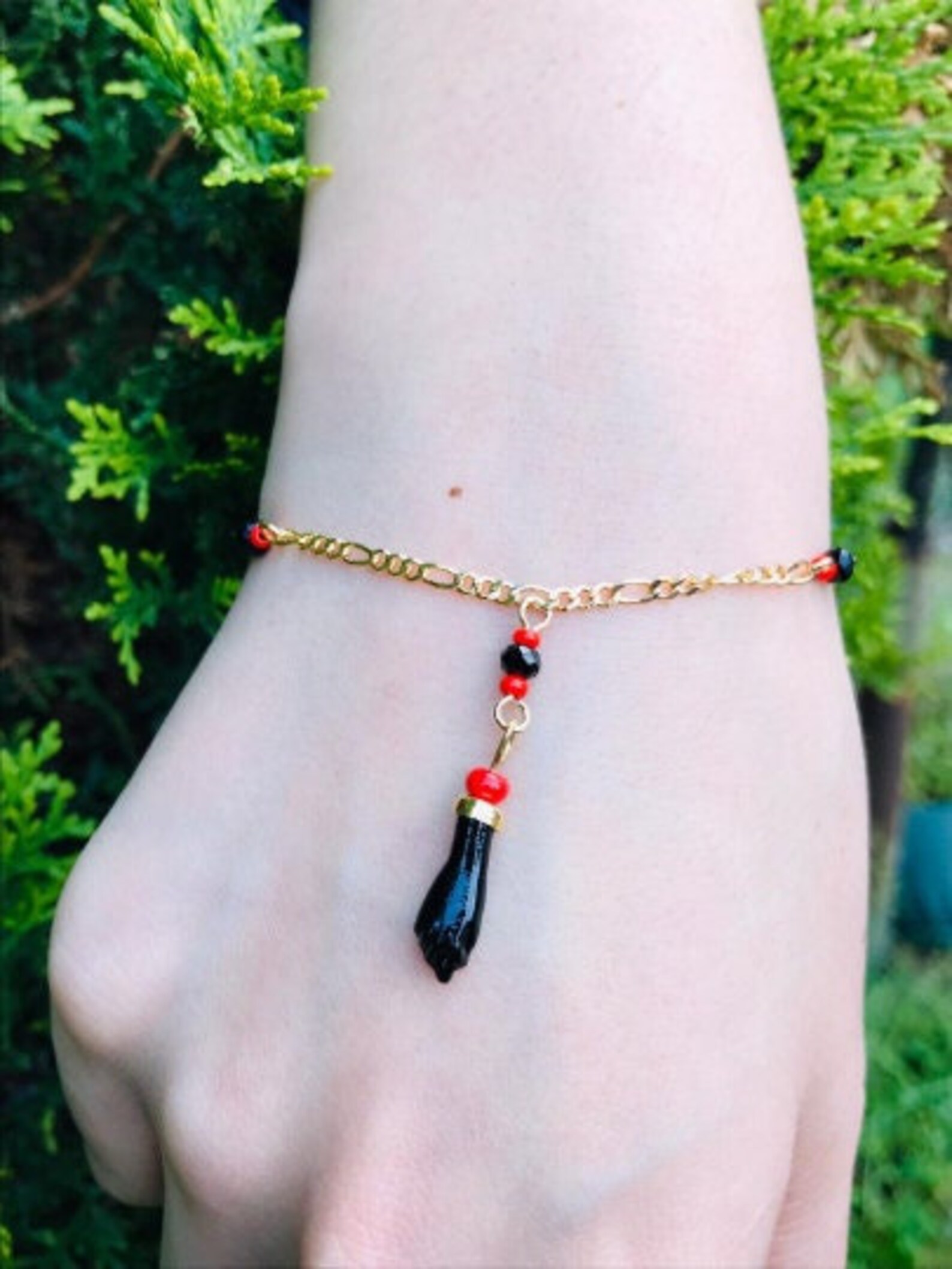 14K Gold Filled Women's Azabache Bracelet Good Luck - Etsy